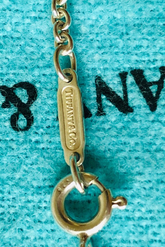 Authentic TIFFANY&Co Circle Sterling Silver Pendan… - Gem