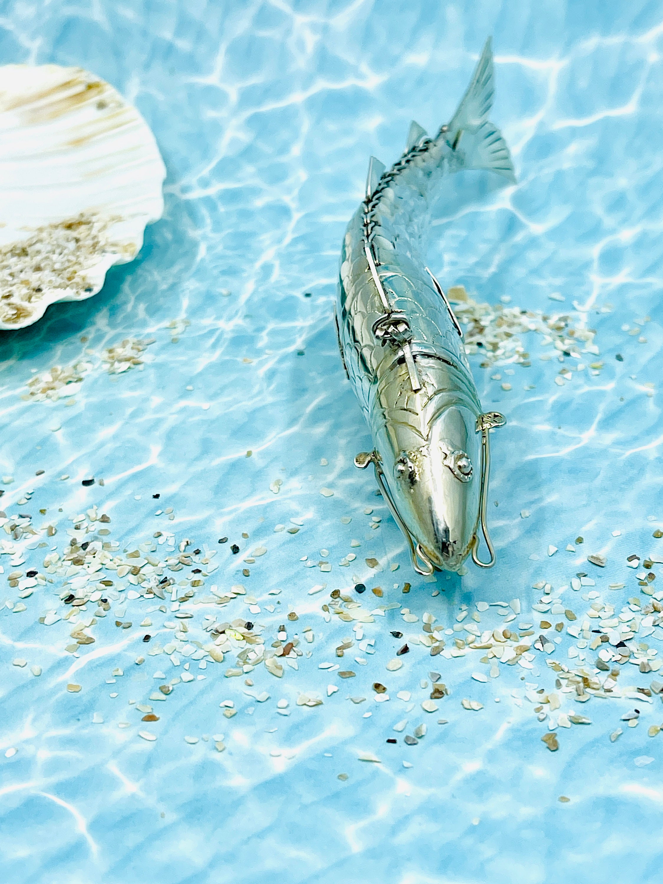 Antique Victorian Sterling Silver Articulated Fish Spice Box C.1880. - Etsy