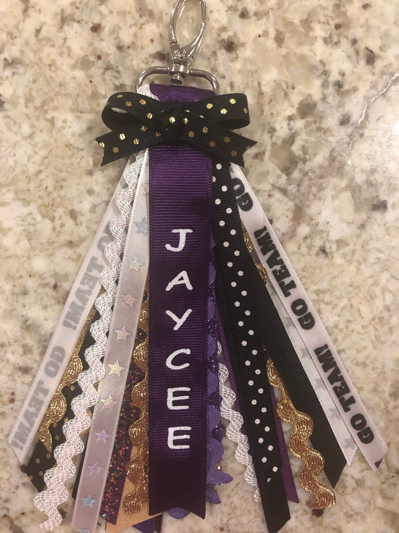 JMU Colors Softball Bag Zipper Charm/softball Bag Tag/cheer Zipper ...