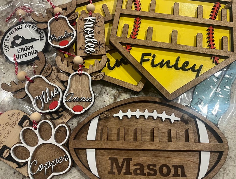 Baseball Softball Basketball Football Ring Holder - Etsy