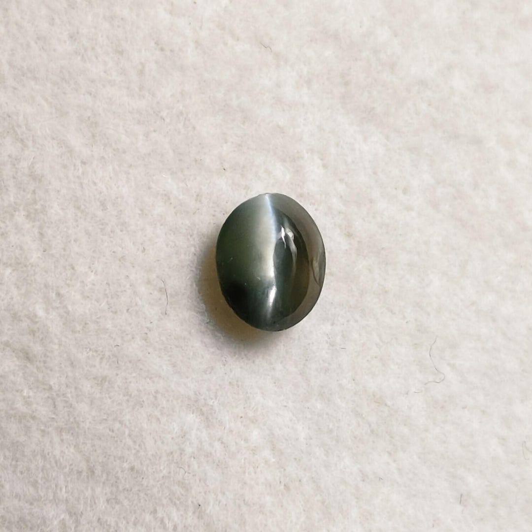 Natural Alexandrite Cats Eye Chrysoberyl Loose Gemstone 0.66 Ct Green ...