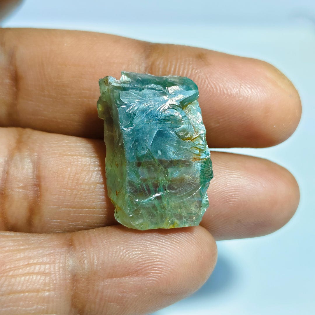 27.80 Ct Natural Alexandrite Chrysoberyl Rough Gemstone: Uncut Color ...
