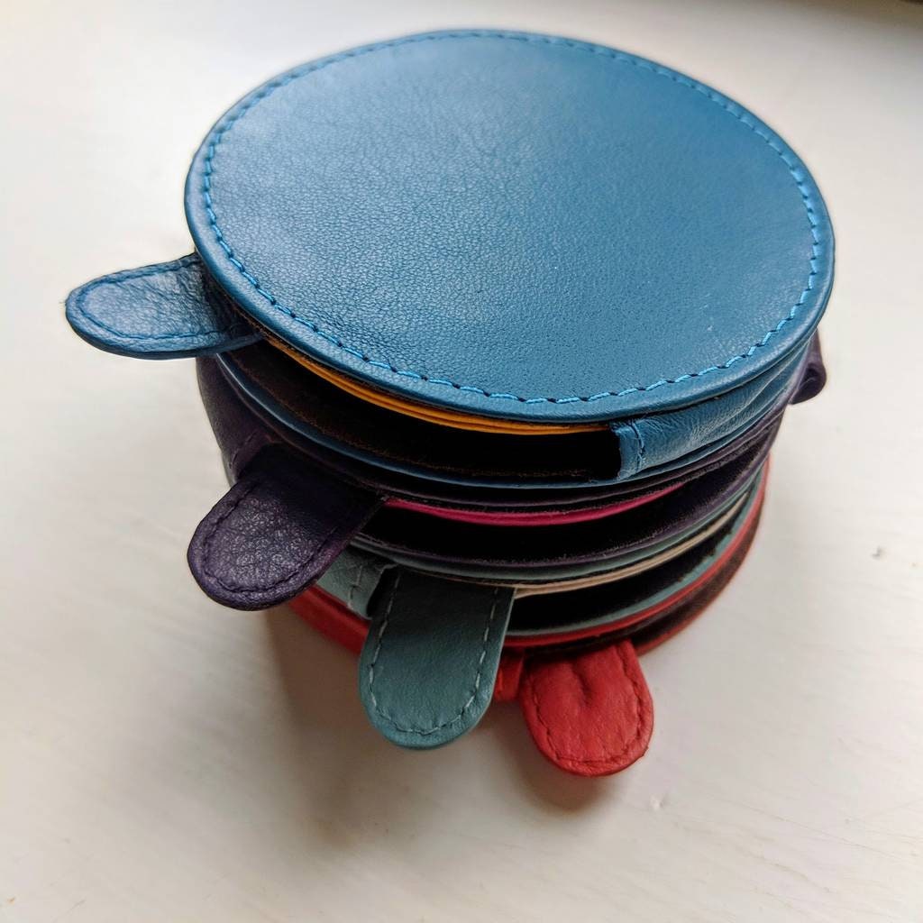 Leather Compact Mirror With Personalisation - Etsy