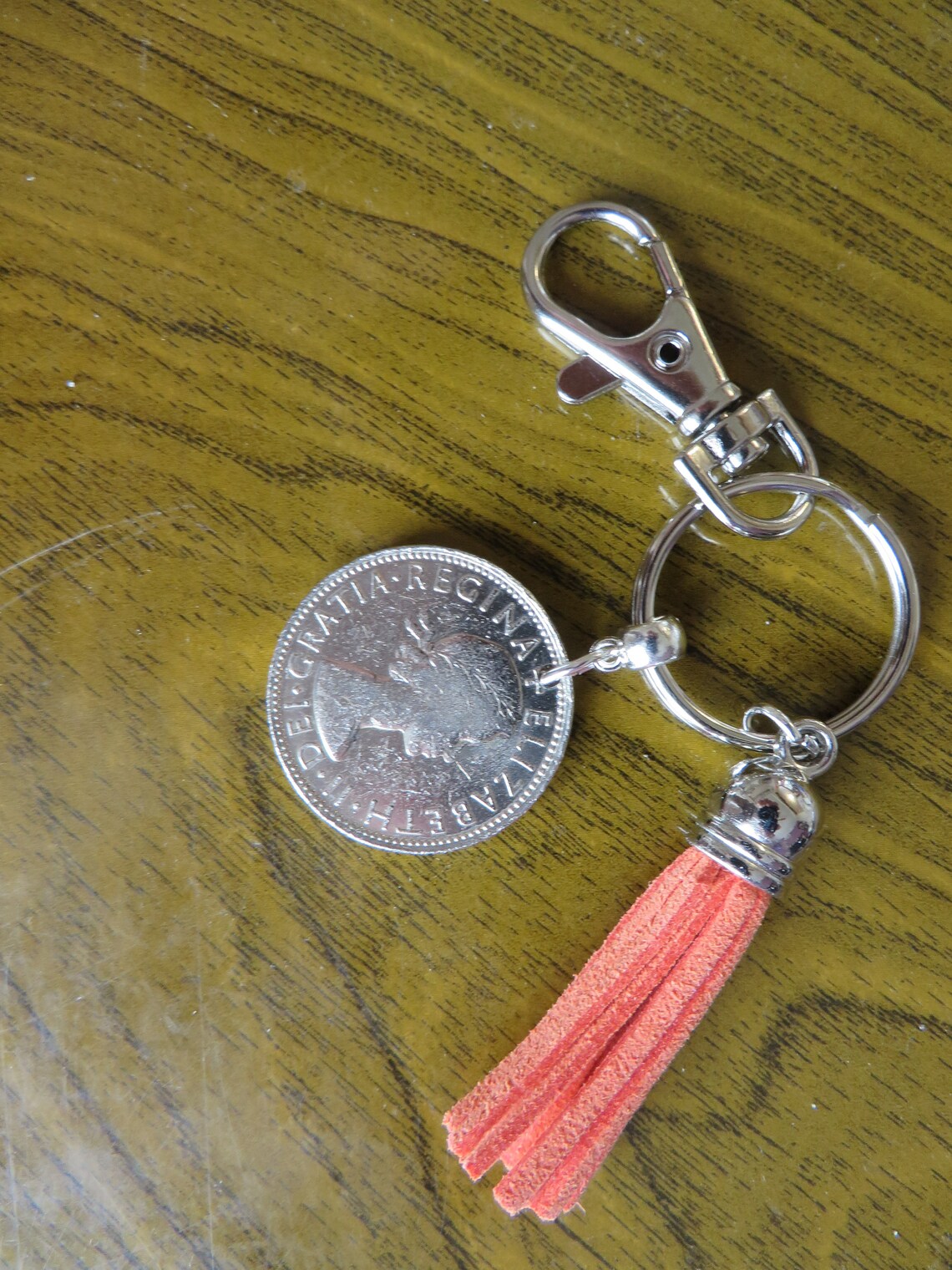 1959 Queen Elizabeth 2nd Halfcrown Key Ring PERFECT FOR - Etsy