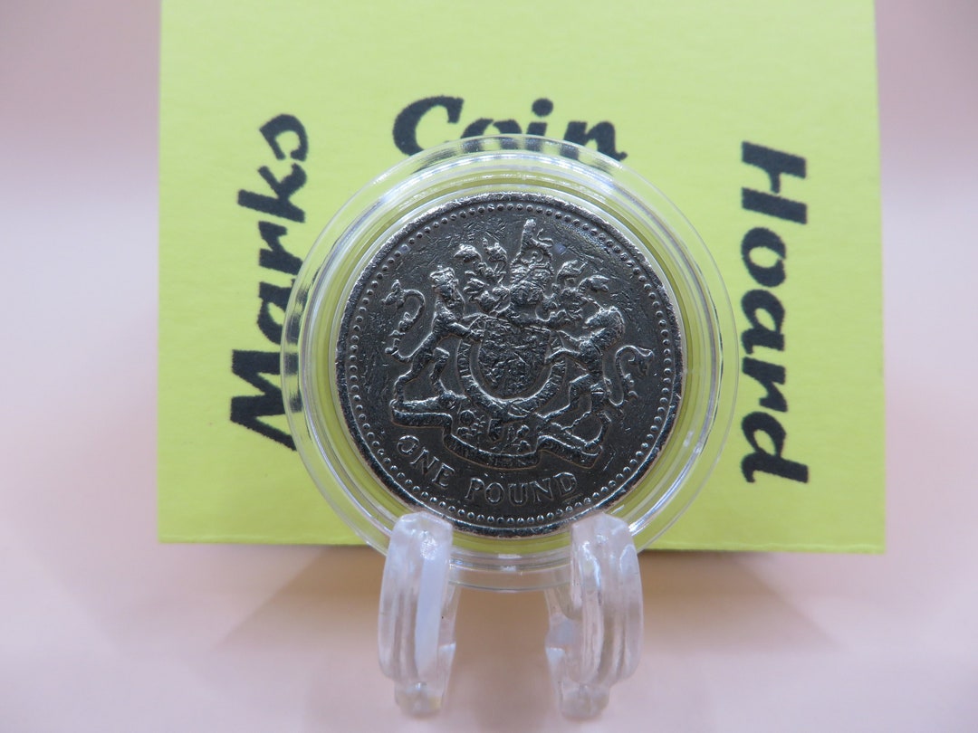 1983 One Pound Coin "royal ARMS " - Etsy