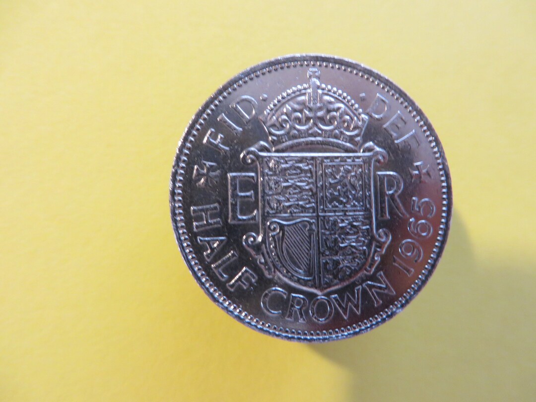 1965 ELIZABETH 2nd - British Half Crown Coin - Etsy