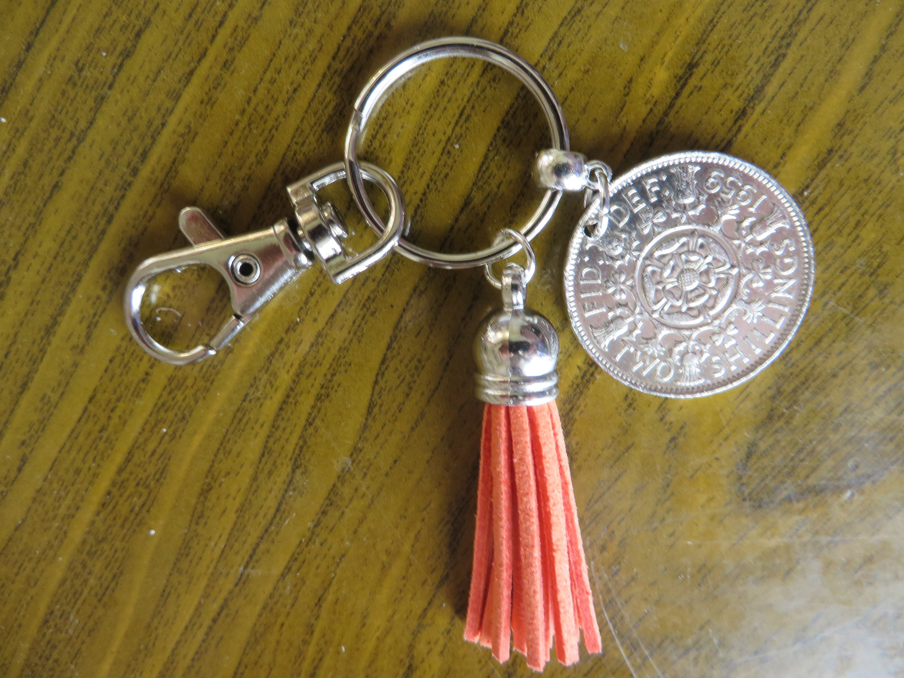 1959 Queen Elizabeth 2nd Halfcrown Key Ring PERFECT FOR - Etsy