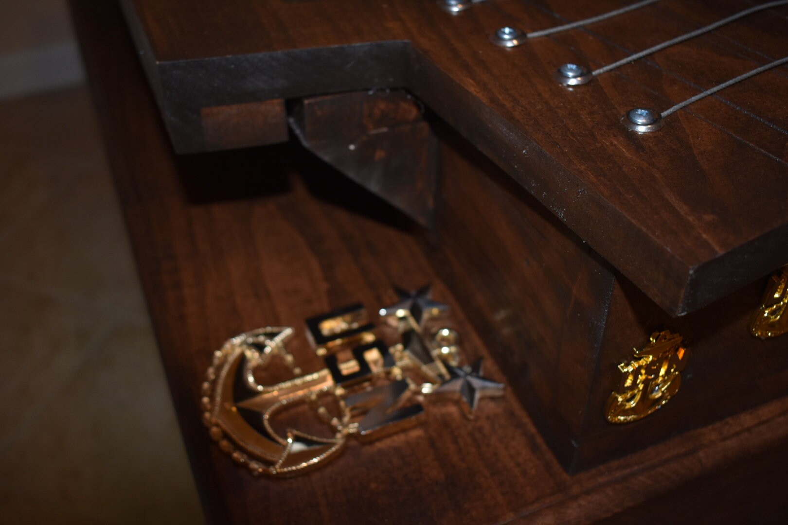 5 Inch Gold and Silver USN Chief Anchors - Etsy