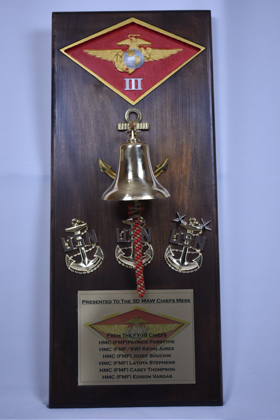 5 Inch Gold and Silver USN Chief Anchors - Etsy