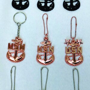 USN Anchor Keychains - Etsy