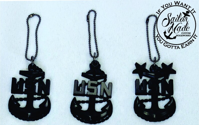 USN Anchor Keychains - Etsy