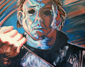 1978 Halloween Movie Michael Myers Horror House Shadow Box Diorama - Etsy