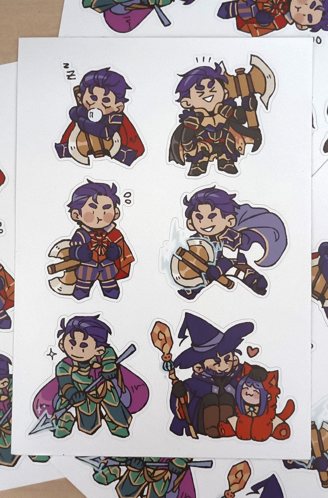 Fire Emblem Heroes Hector Sticker Sheet - Etsy