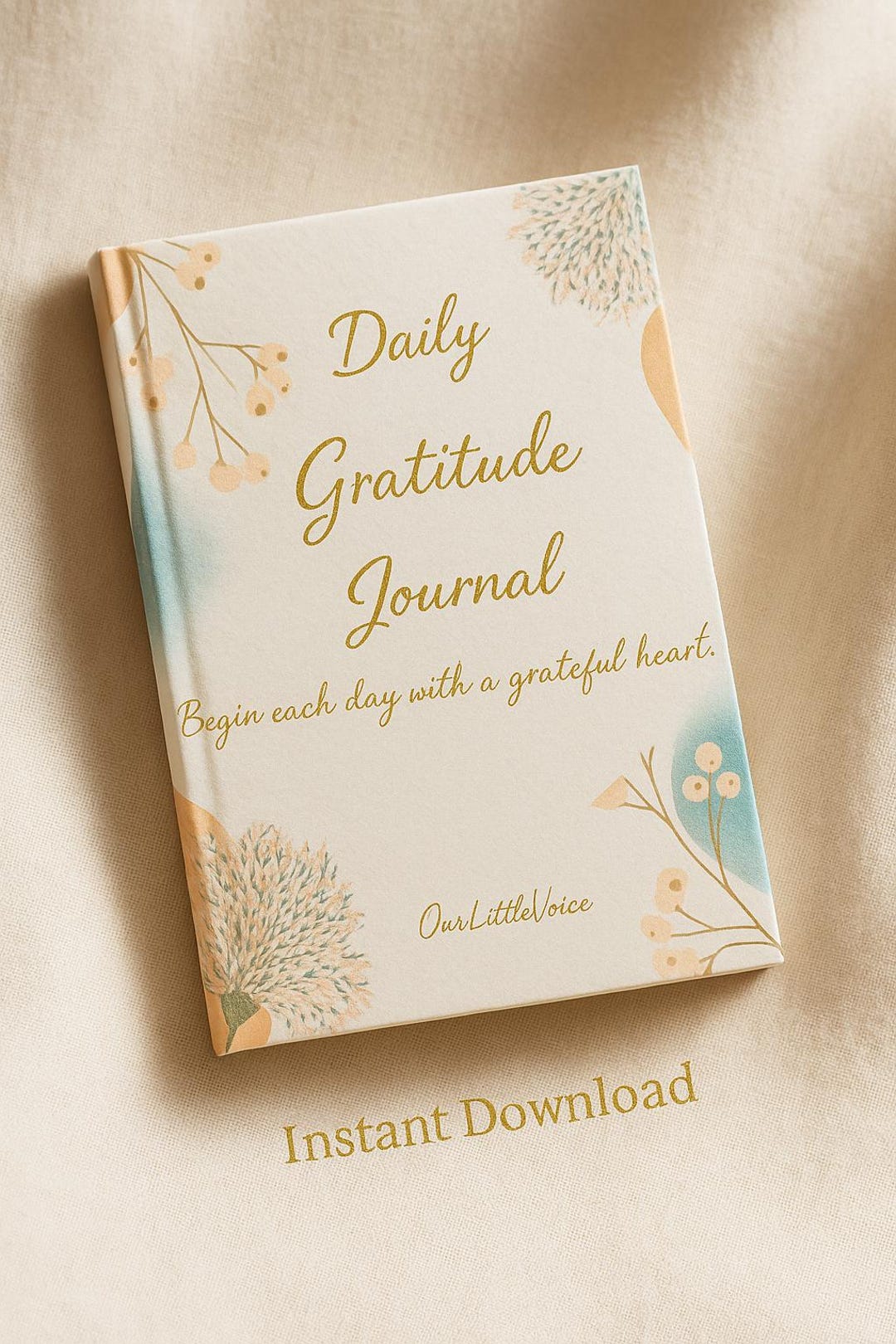 Daily Gratitude Journal (printable or Fillable PDF) - Etsy