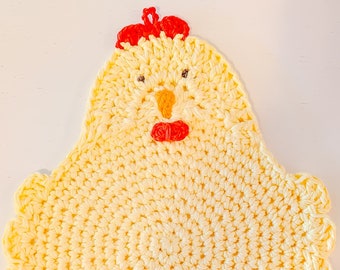 Chicken Trivet Crochet - Etsy