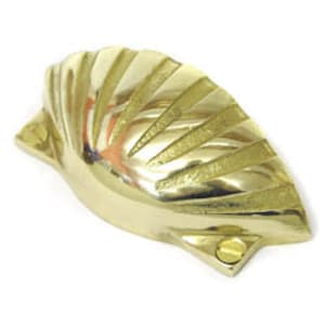 Brass Shell Drawer Pull - Etsy UK