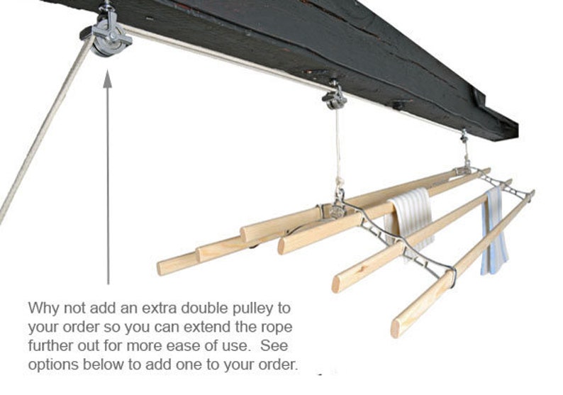 Chrome 6 Lath Kitchen Maid® Pulley Clothes Airer - Etsy UK