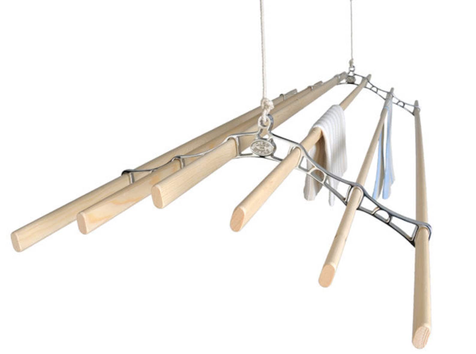 Chrome 6 Lath Kitchen Maid® Pulley Clothes Airer - Etsy UK