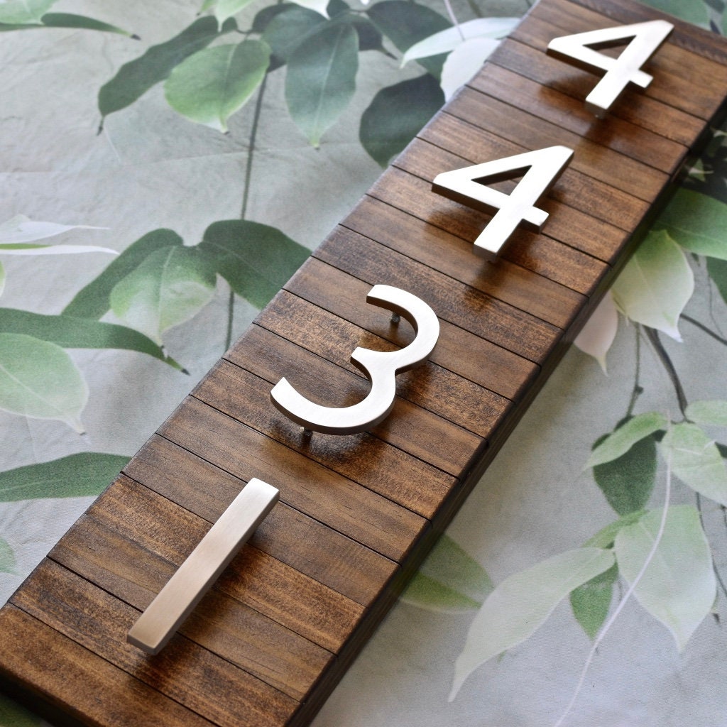 Modern Address Sign Address Signs Address Plaque House | Etsy