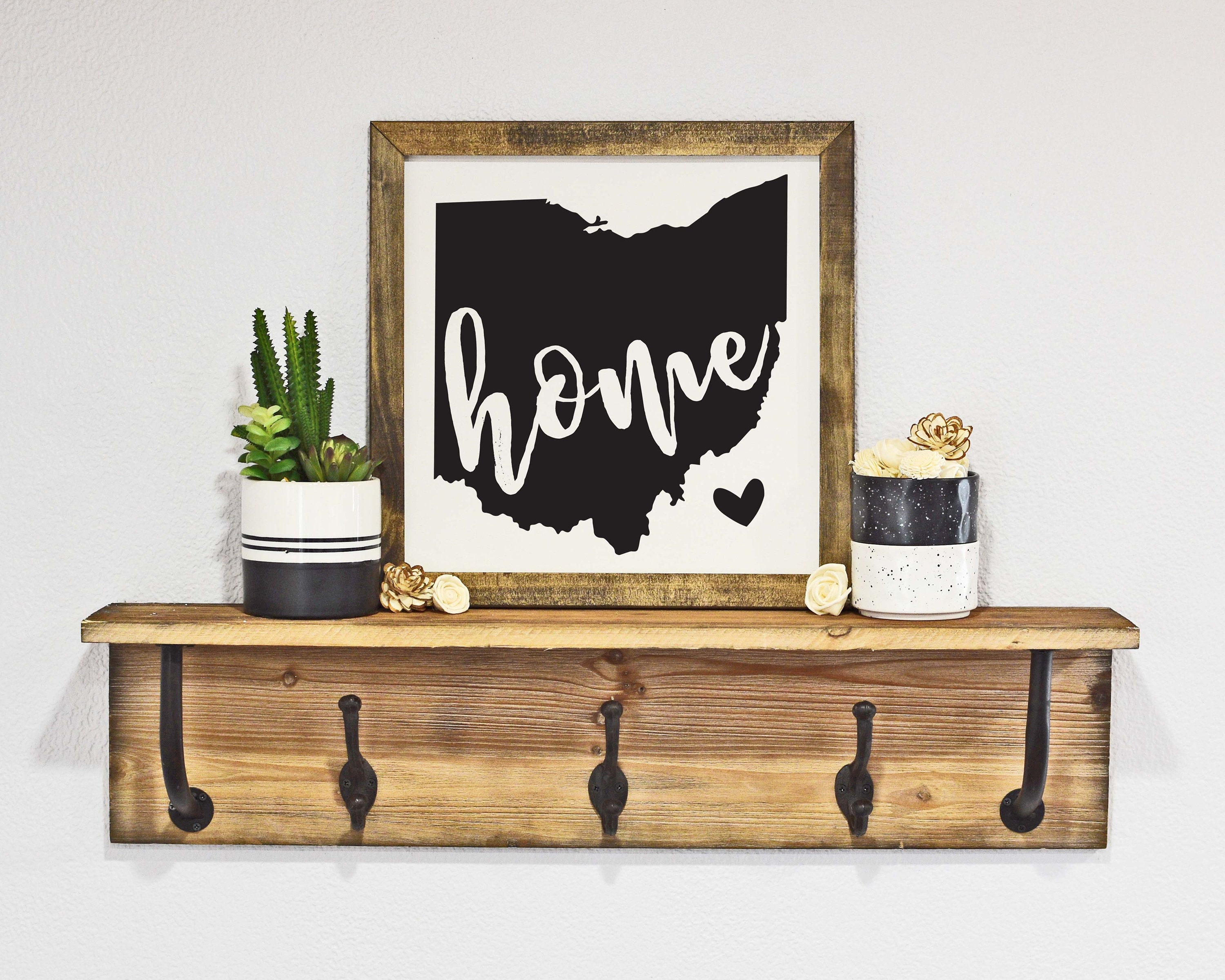 Ohio Sign Personalized State Sign Ohio State Hand Painted | Etsy