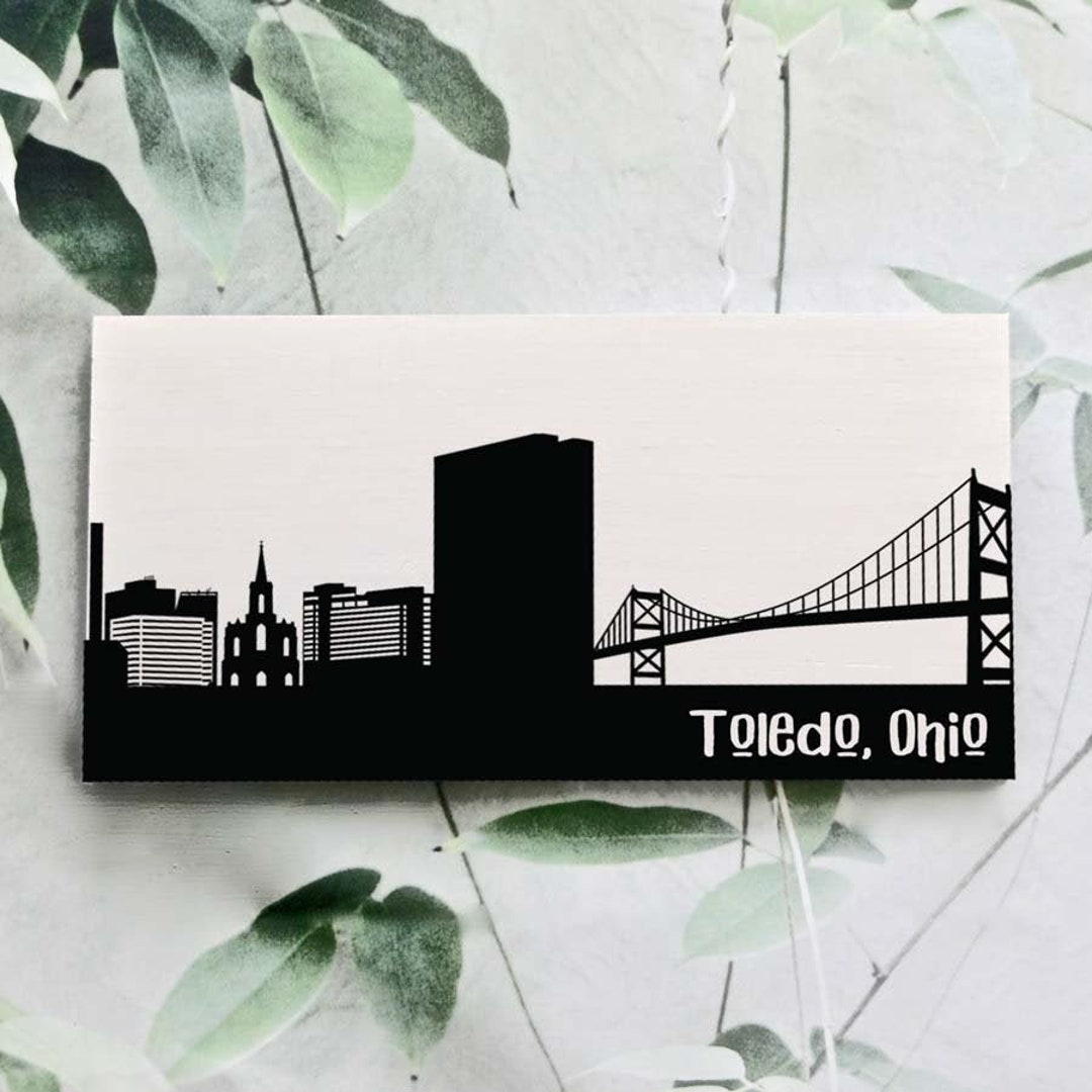 Skyline Sign First Home Sign Toledo Ohio Sign Ohio Sign - Etsy