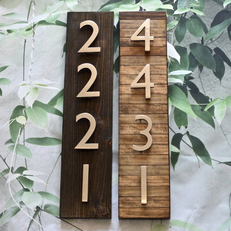 Modern Address Sign Address Signs Address Plaque House - Etsy