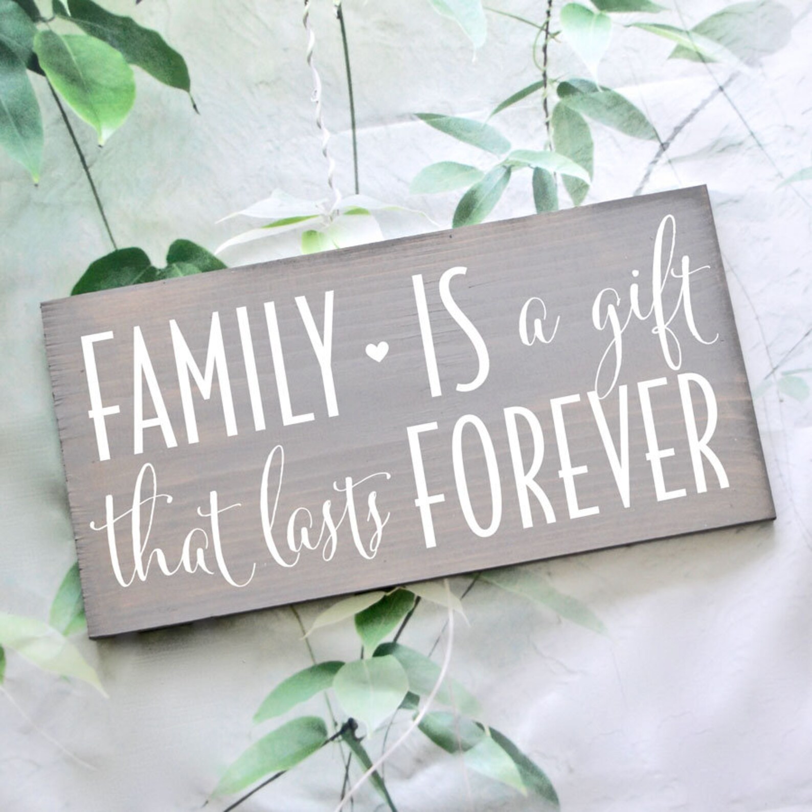 Family Sign, Family is Forever, Family is a Gift That Lasts Forever ...