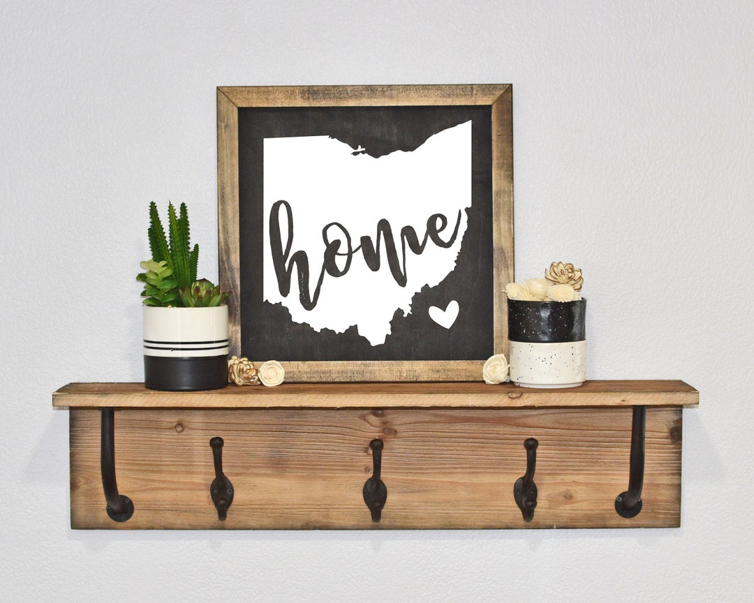 Ohio Sign, Personalized, State Sign, Ohio State, Hand Painted, Wood ...
