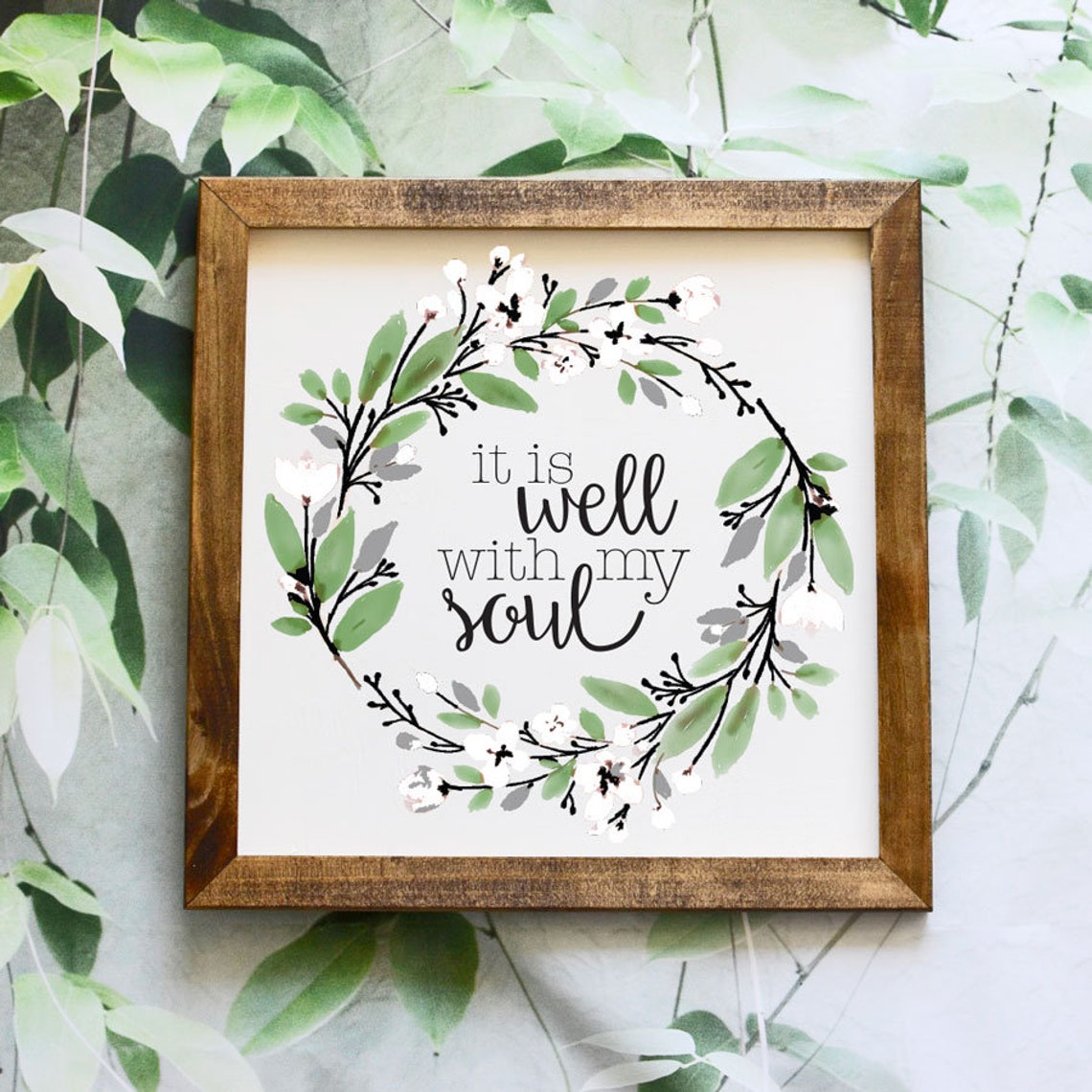 It is Well With My Soul It is Well Sign Sign Wood Sign | Etsy