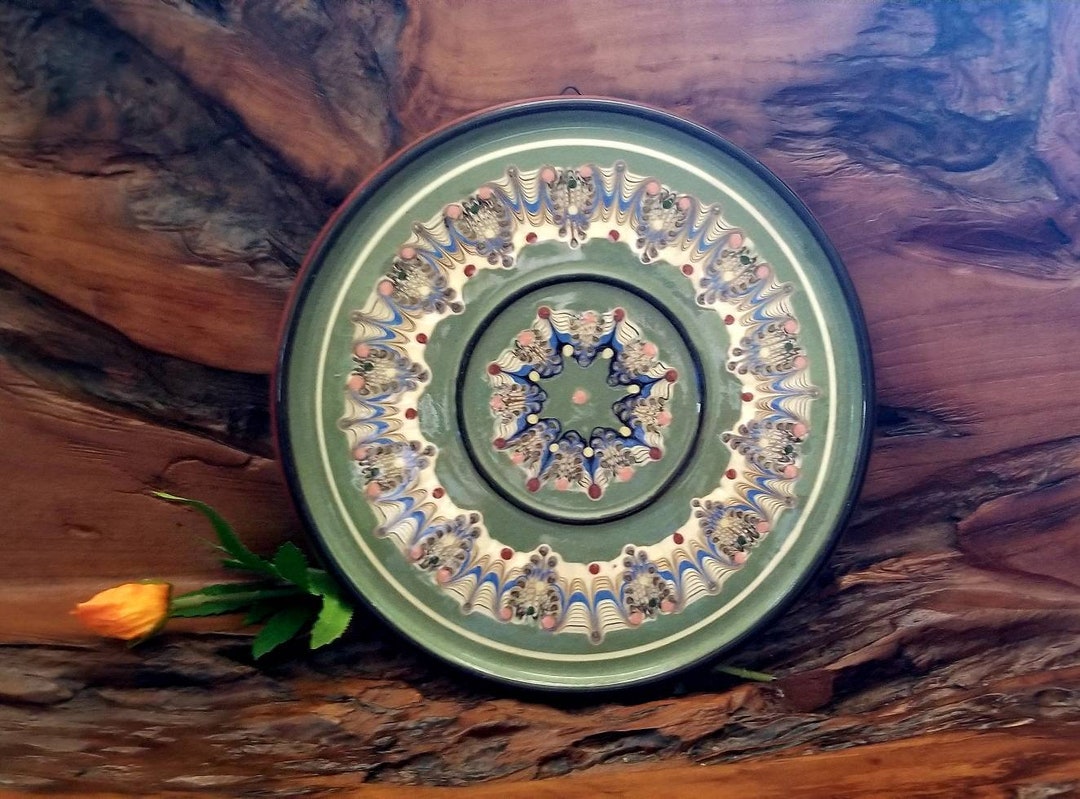 Hand Made Glazed Art Tile - Etsy