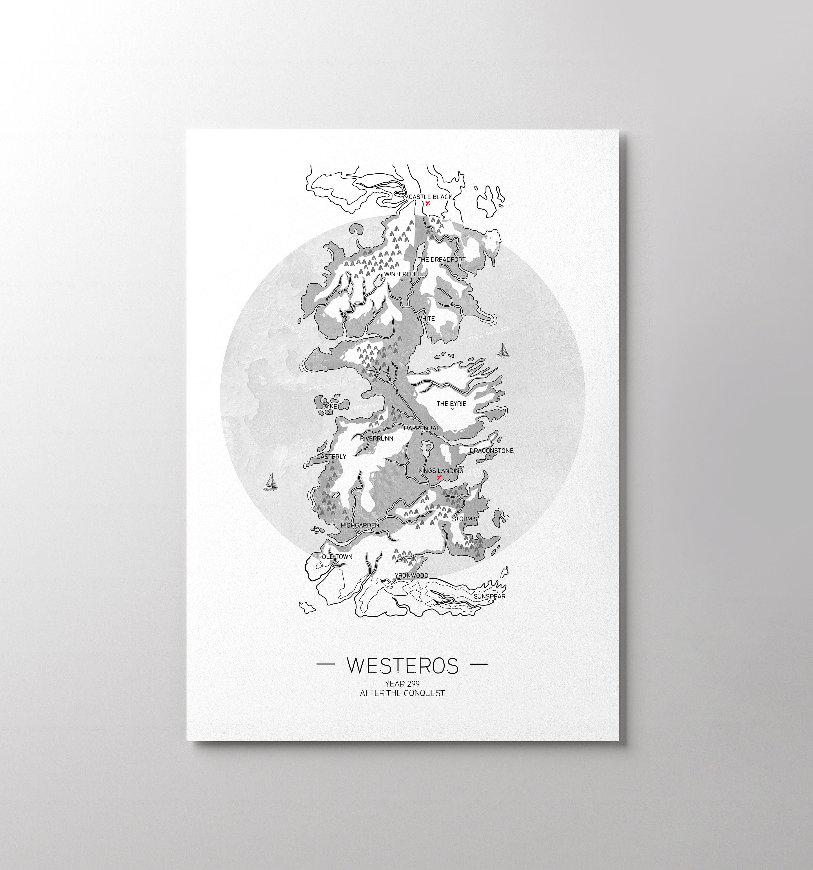 GOT - Westeros, Digital - Etsy