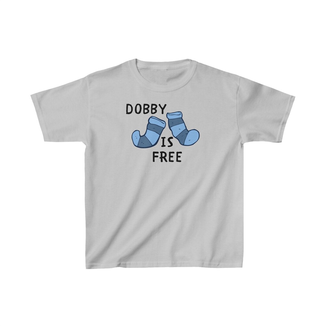 KIDS Dobby Sock Freedom T-shirt Wizarding World Tee Novelty Book Themed ...