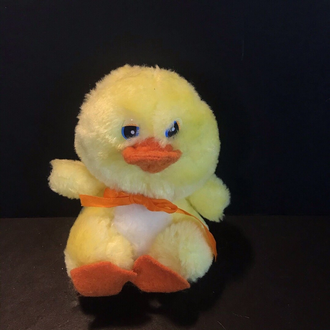 Vintage Duck Baby Chick Plush Crazy Eyes Animal House Stuffed Animal ...