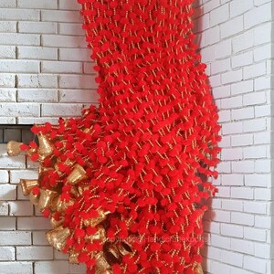 Festival Decorative String Party Decorative Cotton Pom Pom Multicolour ...