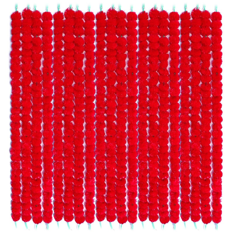 100 Pc Marigold Flower Garland Strings for Christmas Indian - Etsy