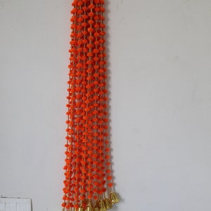 Multicolour Pom Pom String Indian Decor Pom Pom Bells Strings Garland ...