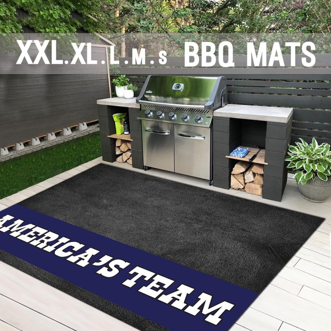 Football Team Slogan Grill Mats, America's Team Barbecue Mat, BBQ Mat ...