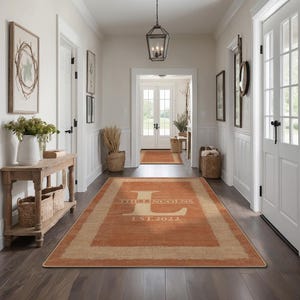 Family Name Entryway Rug Personalized Entry Rug for Inside House Indoor ...