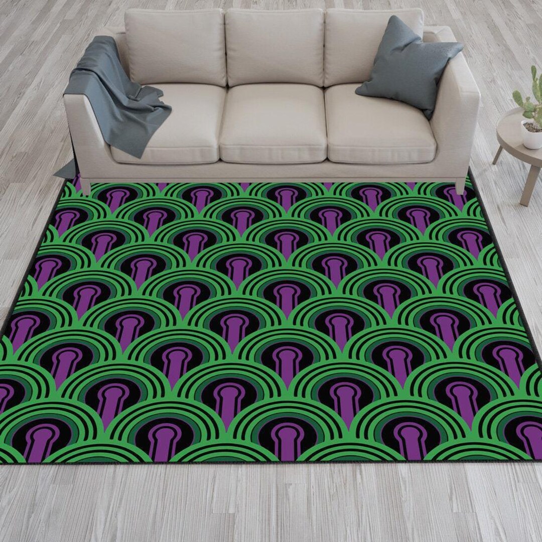 Hotel Carpet Rug, Area Round Runner Rug, TV Show Movie Prop Gift, Gift ...