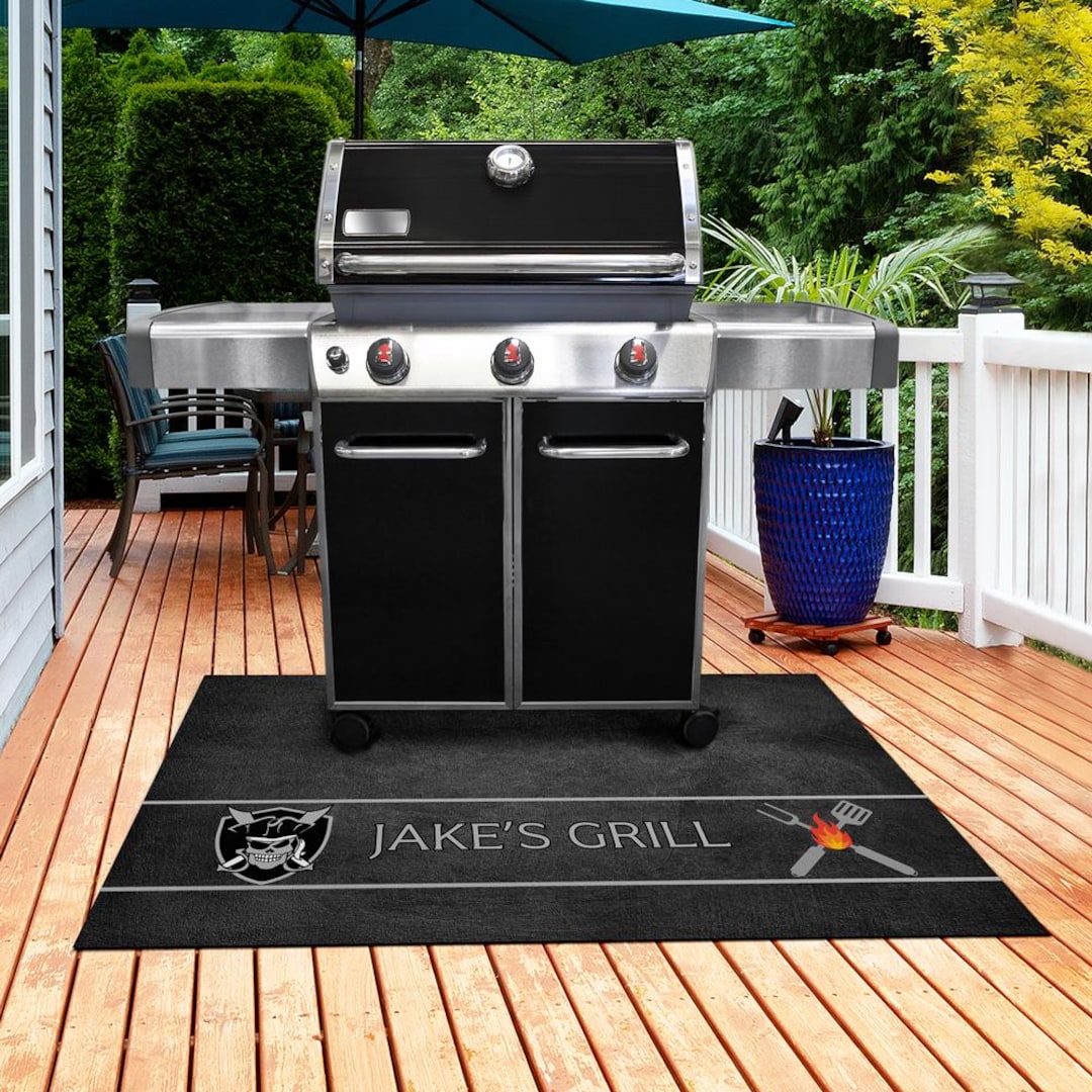 Personalized Sports / College Grill Mat, Barbecue Mat, BBQ Mat, Father ...
