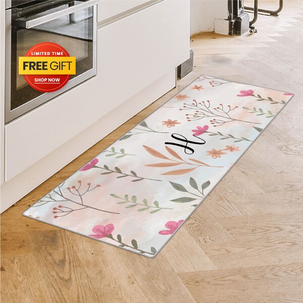 Personalized Kitchen Rug - Etsy