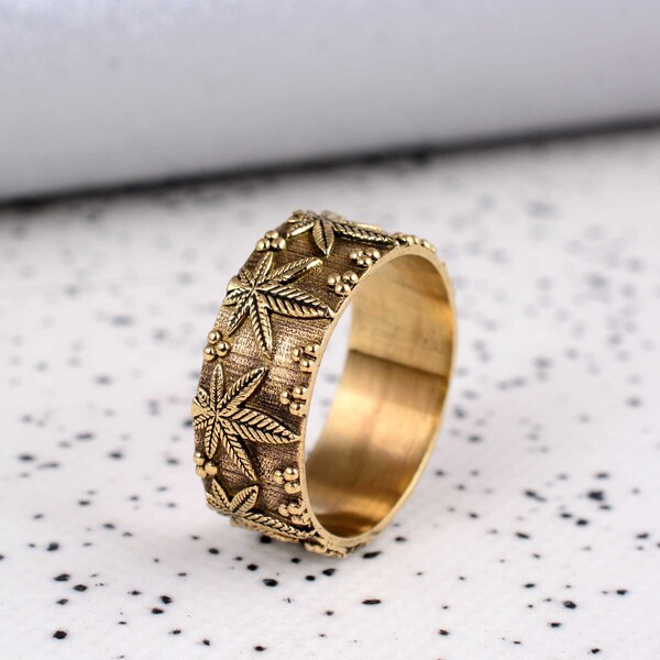 Marijuana Ring - Etsy