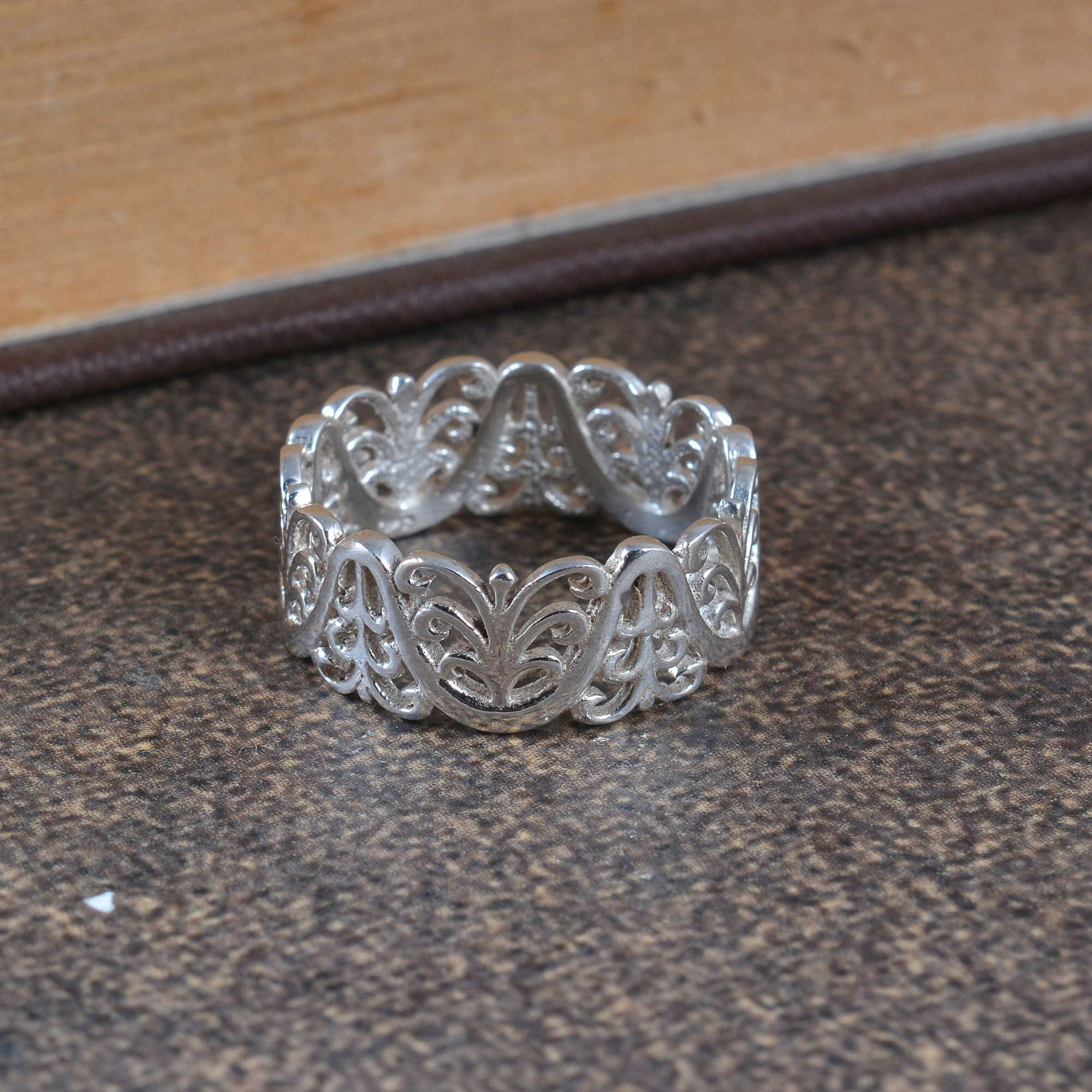 Silver Filigree Ring Design Silver Ring 925 Silver Ring | Etsy