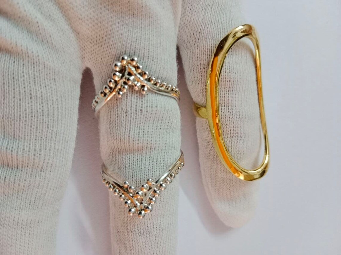 Swan Neck Deformity Silver Ring Splint 925 PIP Holes Design - Etsy