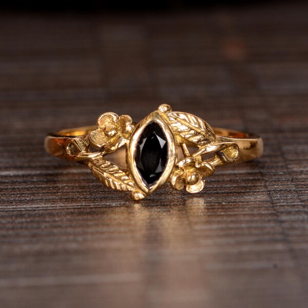 Obsidian Ring - Etsy