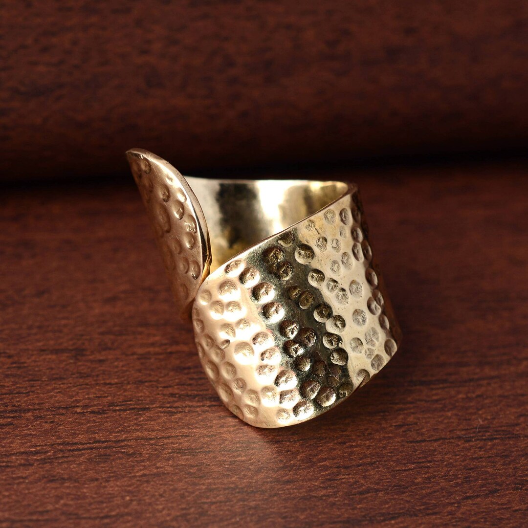 Boho Ring, Brass Gold Ring, Anniversary Ring, Women Ring, Promise Ring ...