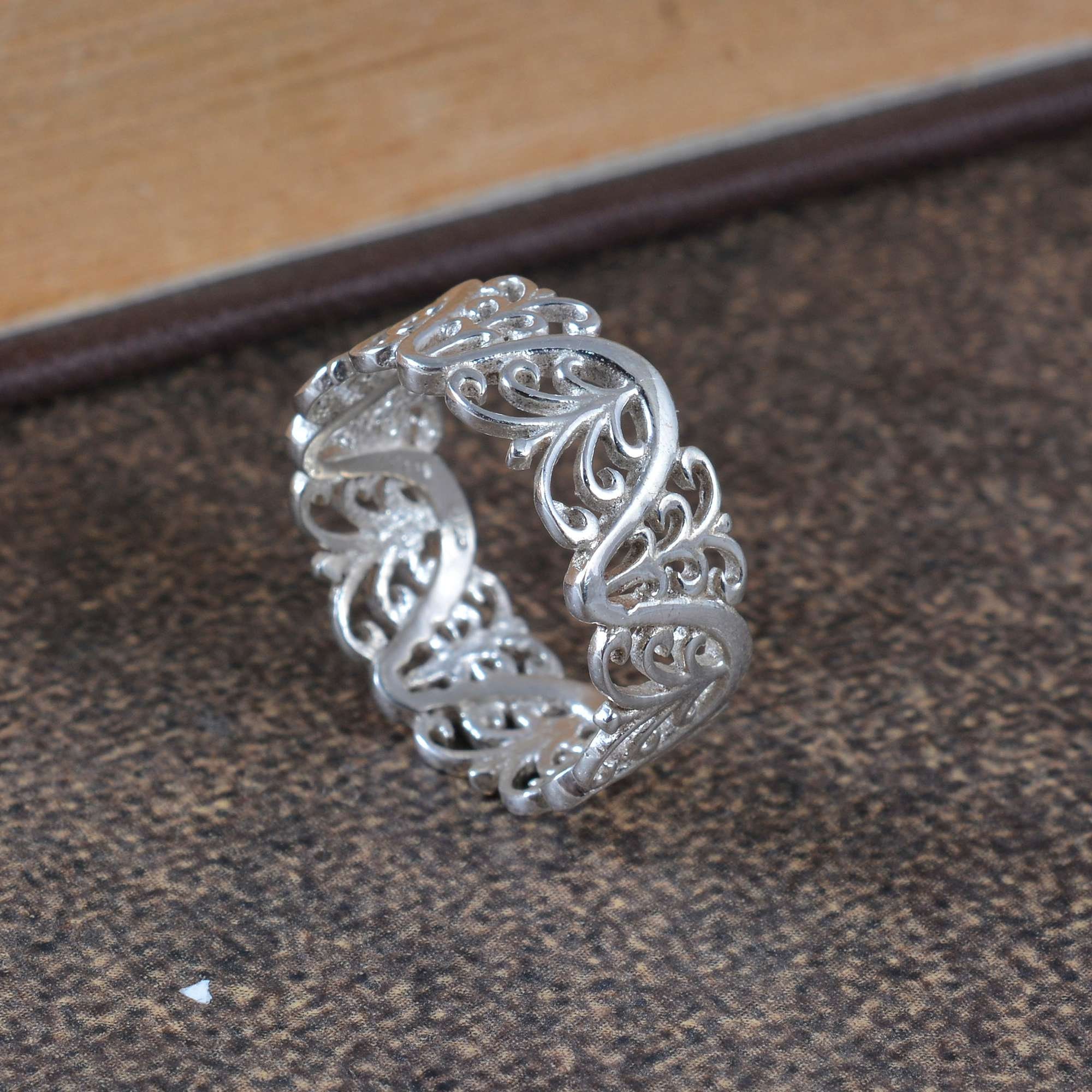 Silver Filigree Ring Design Silver Ring 925 Silver Ring | Etsy