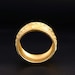Gold Band Ring, Couple Band, Thick Gold Ring, Wide Band Gold Ring ...