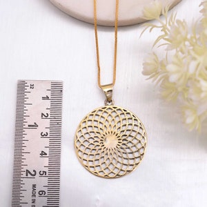 Torus Yantra Charms Torus Pendant Sacred Geometry Necklace - Etsy