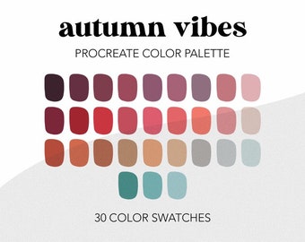 Detailed Portrait Procreate Palette, 30 HEX Color Codes, Instant ...